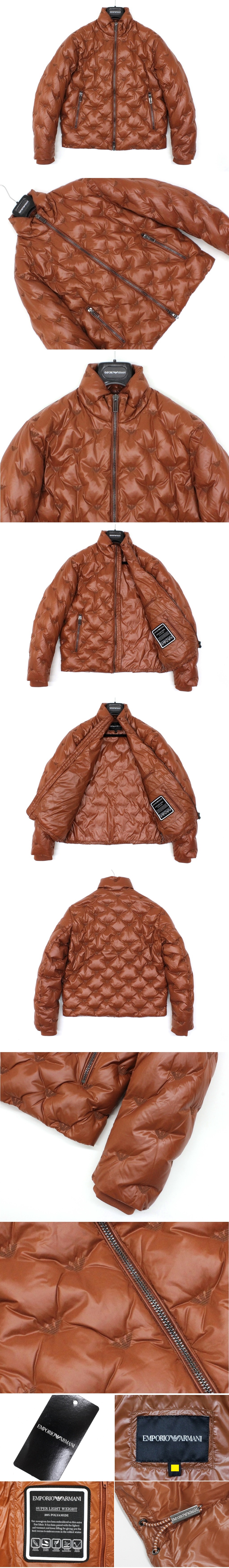代購代標第一品牌－樂淘letao－24万新品 50=L ダウンジャケットEMPORIOアルマーニ 軽量イーグルロゴ1円